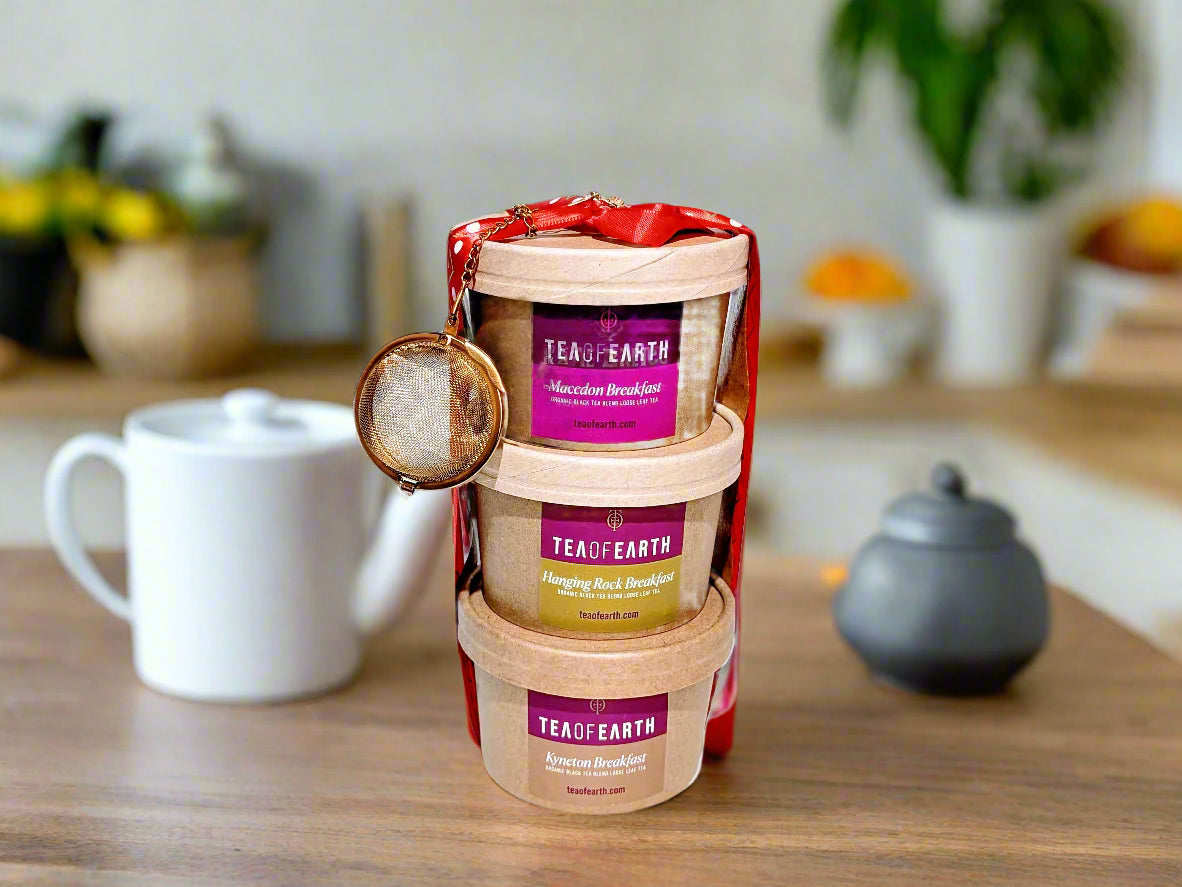 Tea of Earth- Macedon Ranges Tea Trio with Infuser – Macedon Ranges Produce